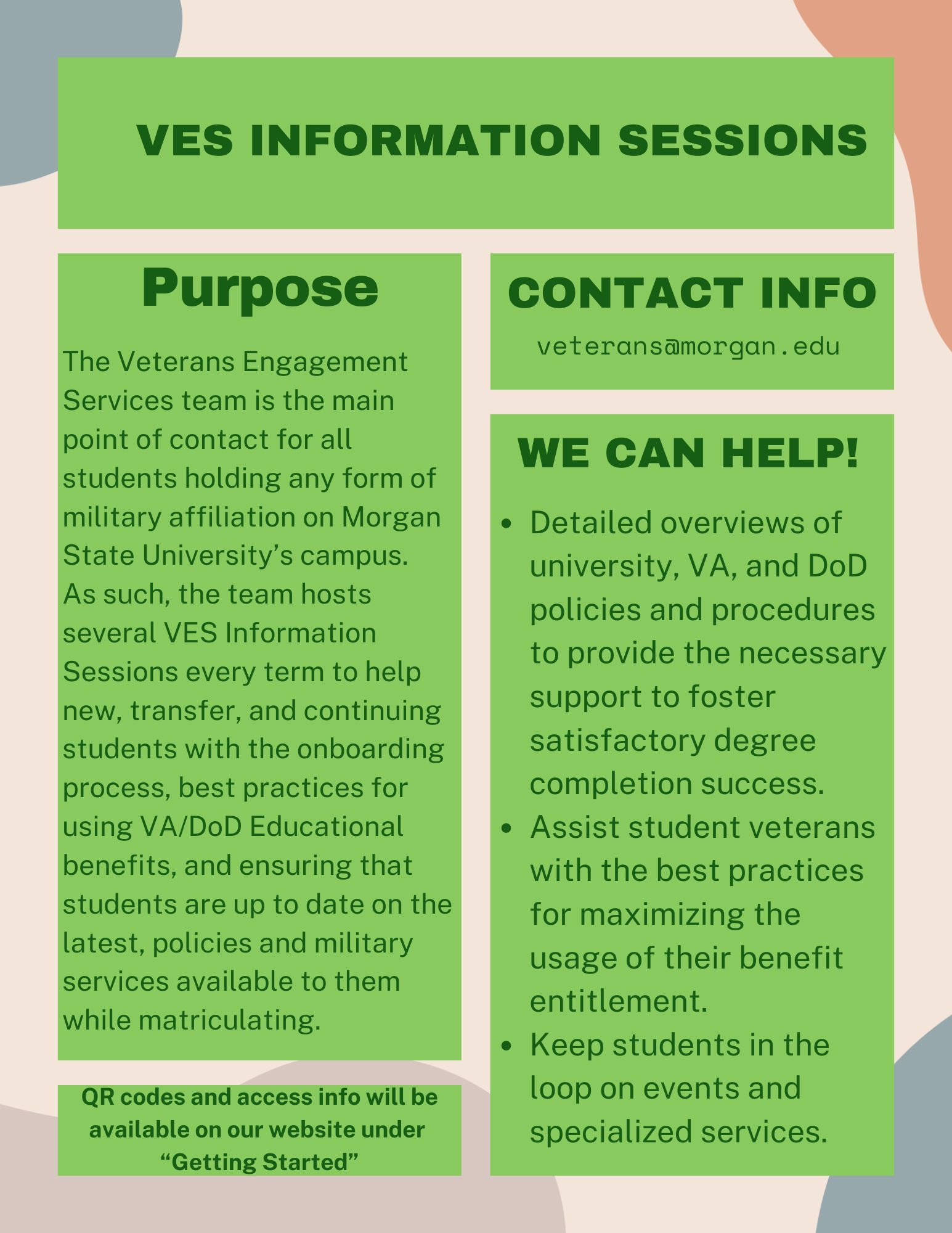 VES Information Sessions